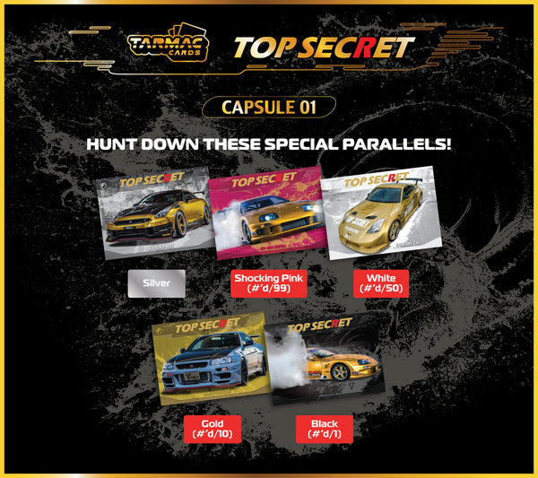 Tarmac Cards - Top Secret Capsule 01 (Inner Case) – Tarmac Works